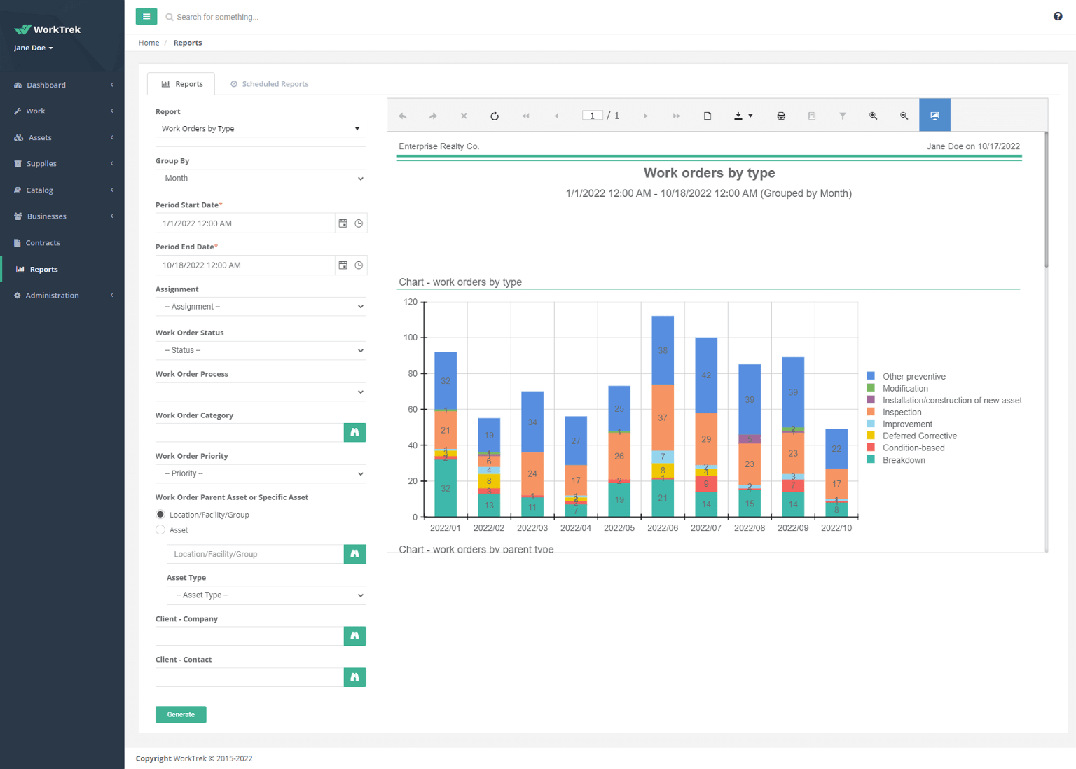 Operation and maintenance - WorkTrek