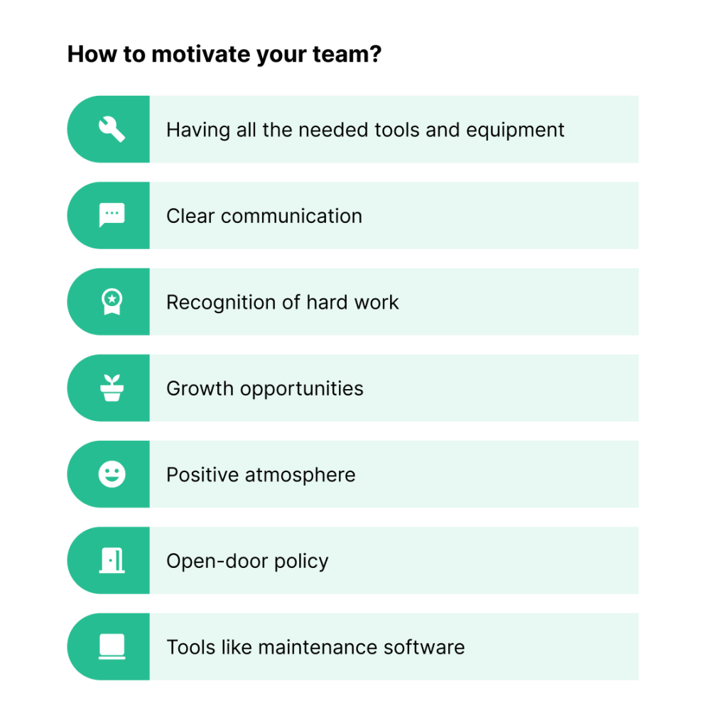 Tips to Motivate Your Maintenance Team - WorkTrek