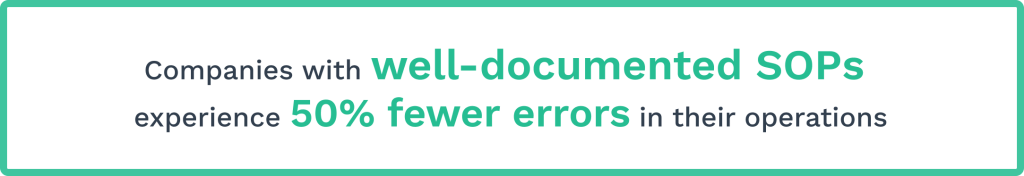 6 Reasons Why your Organization Needs a SOP - WorkTrek