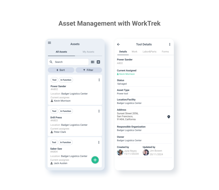 Asset Management - WorkTrek