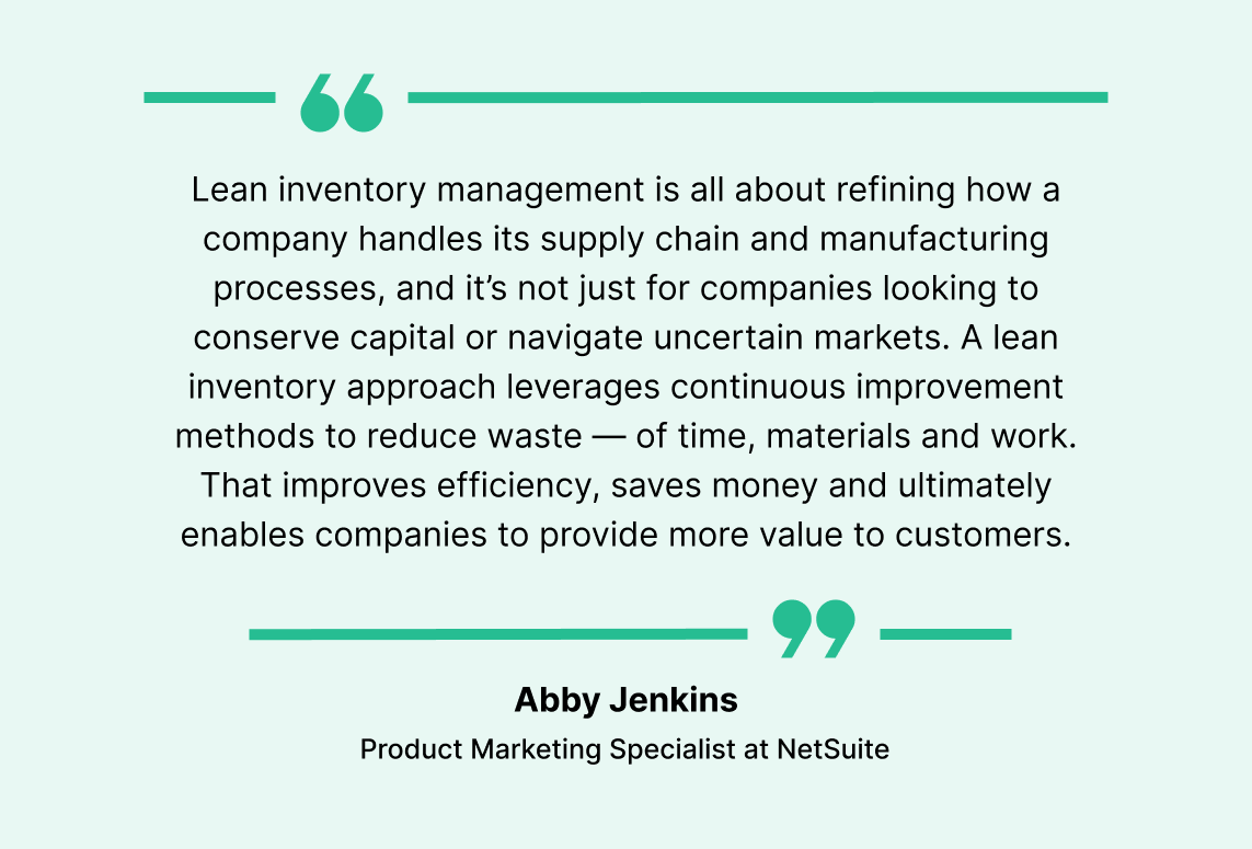 Guide to Lean Inventory Management - WorkTrek