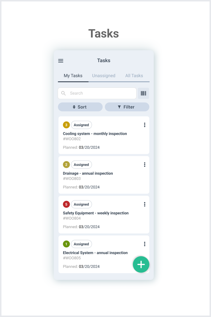 Maintenance Planning - WorkTrek