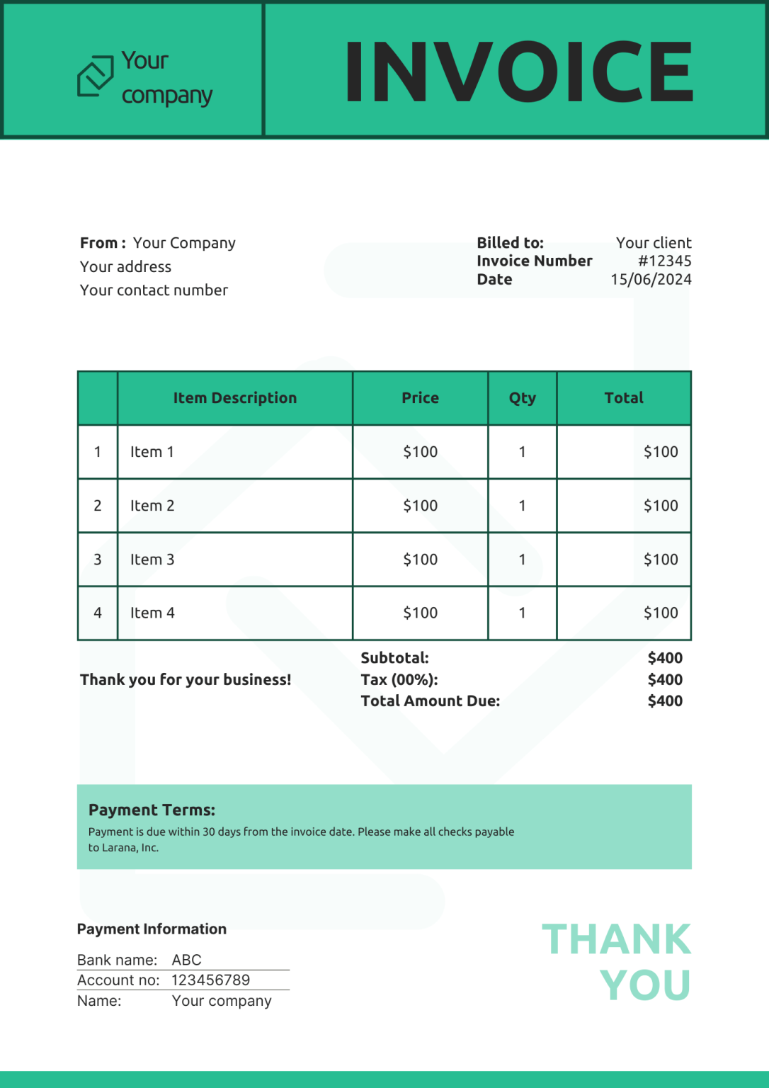 Maintenance Invoice: A Quick Guide